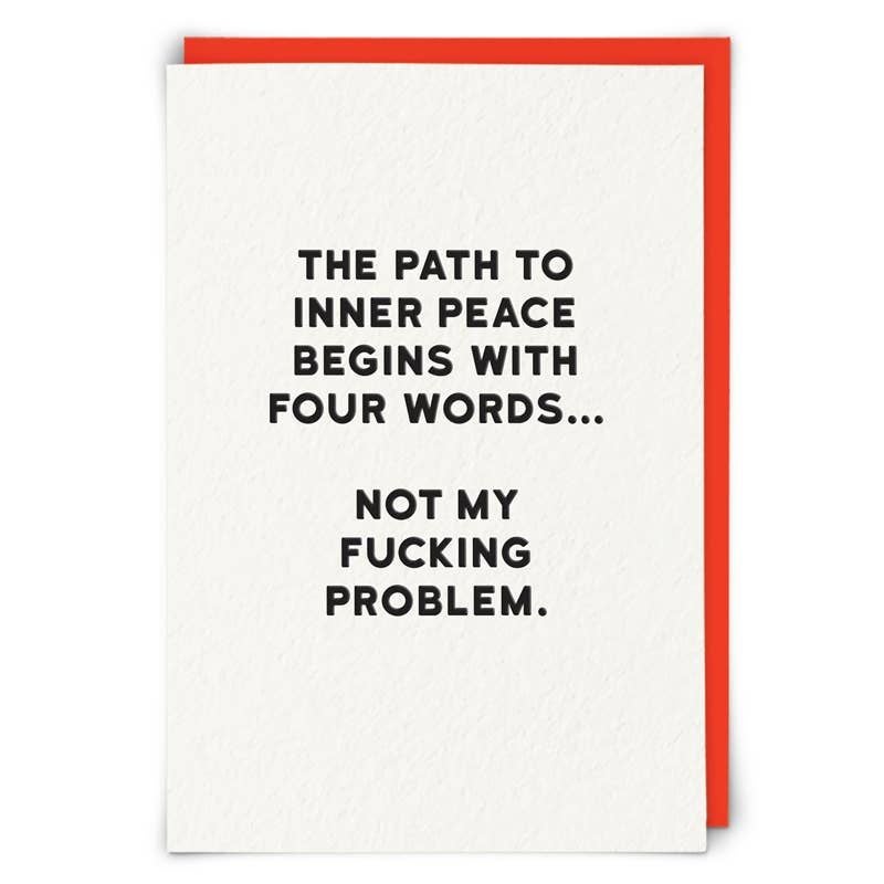 Redback Cards - Inner Peace Greetings Card | Mockingbird Paperie